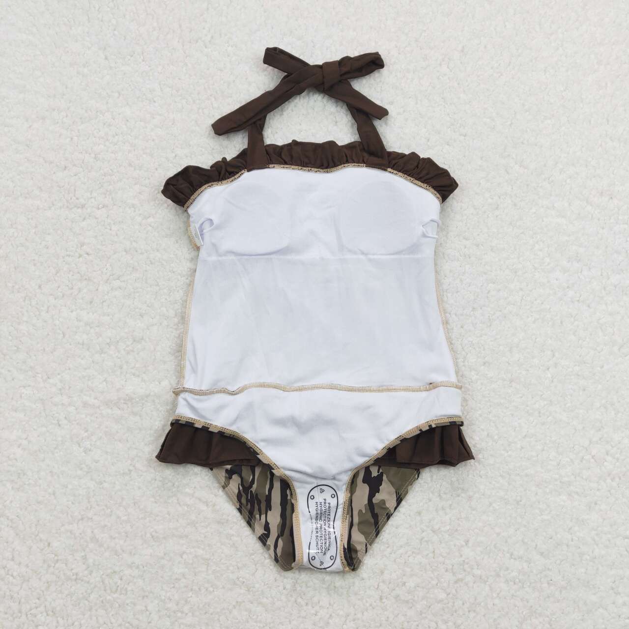 S0192 camo one-piece lace-up girls swimsuits – Yiwu Zhihao Apparel Co Ltd