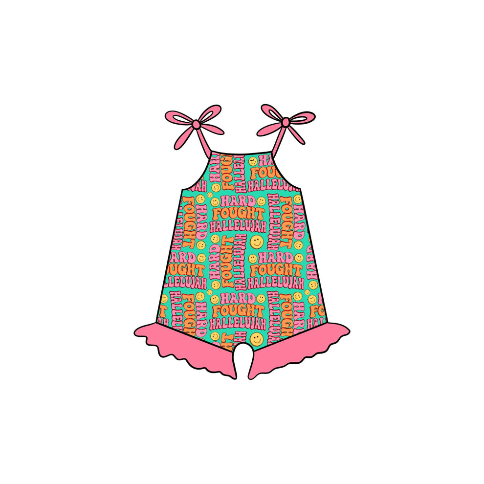 Custom Hard Fought Hallelujah Smile Girls Jumpsuits – Yiwu Zhihao ...